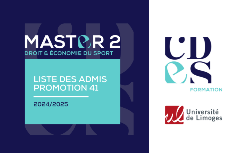 CDES - Centre de Droit et d'Economie du Sport